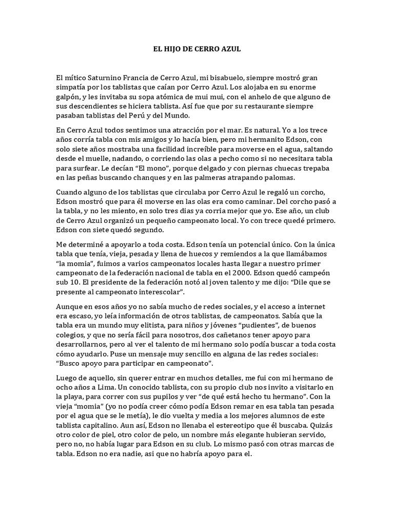 Historia Edson | PDF