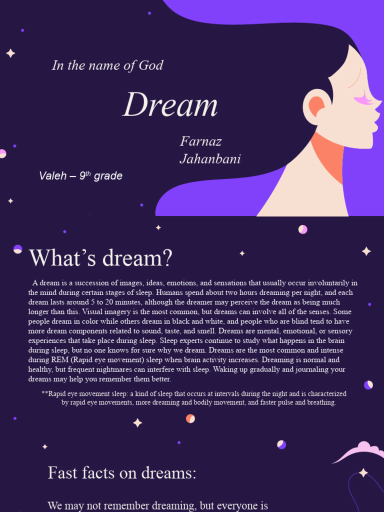 Dream | PDF | Dream | Sleep