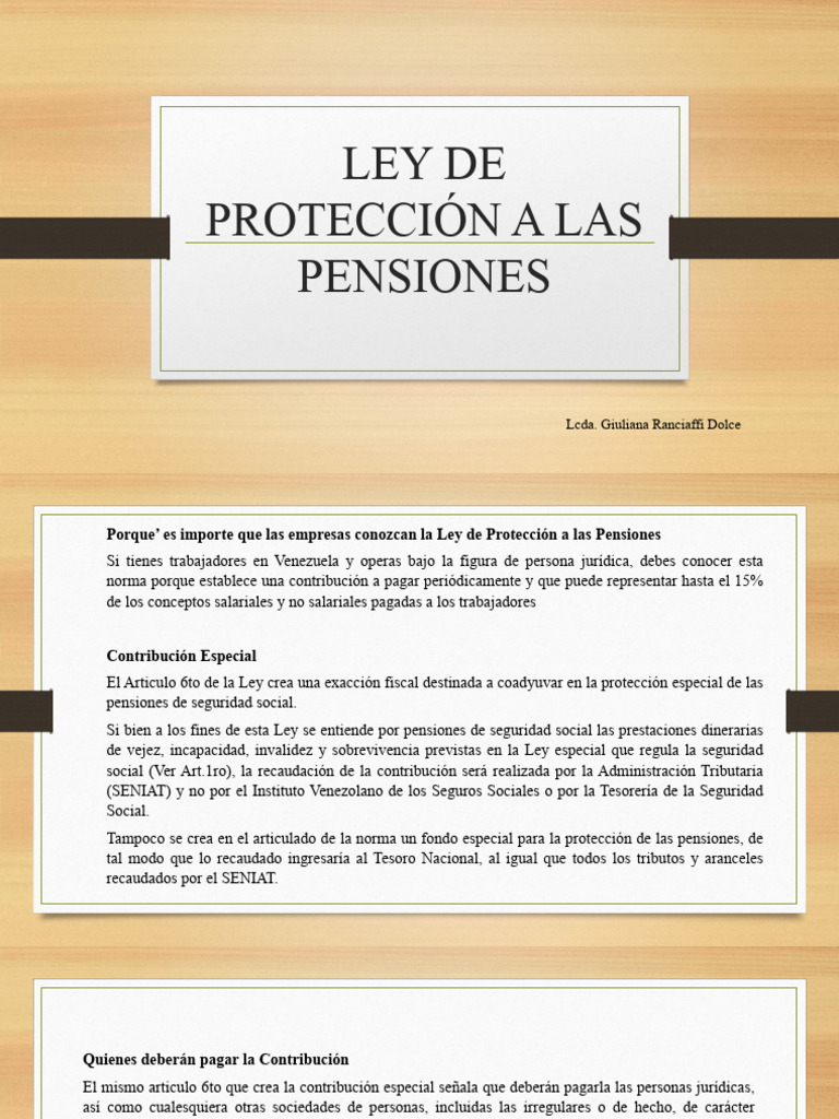LP PPT | PDF | Salario mínimo | Pensión