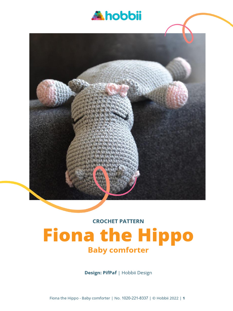 Fiona Flodhest Nusseklud Us | PDF | Crochet | Yarn