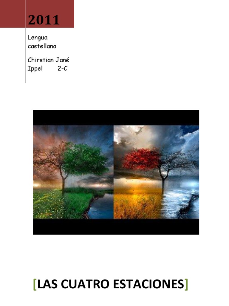 Análisis Poético de las Estaciones | PDF | Poesía | Amor