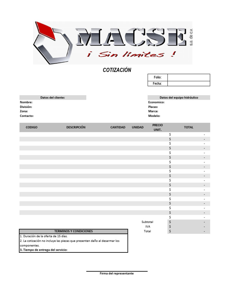 Machote MACSE | PDF