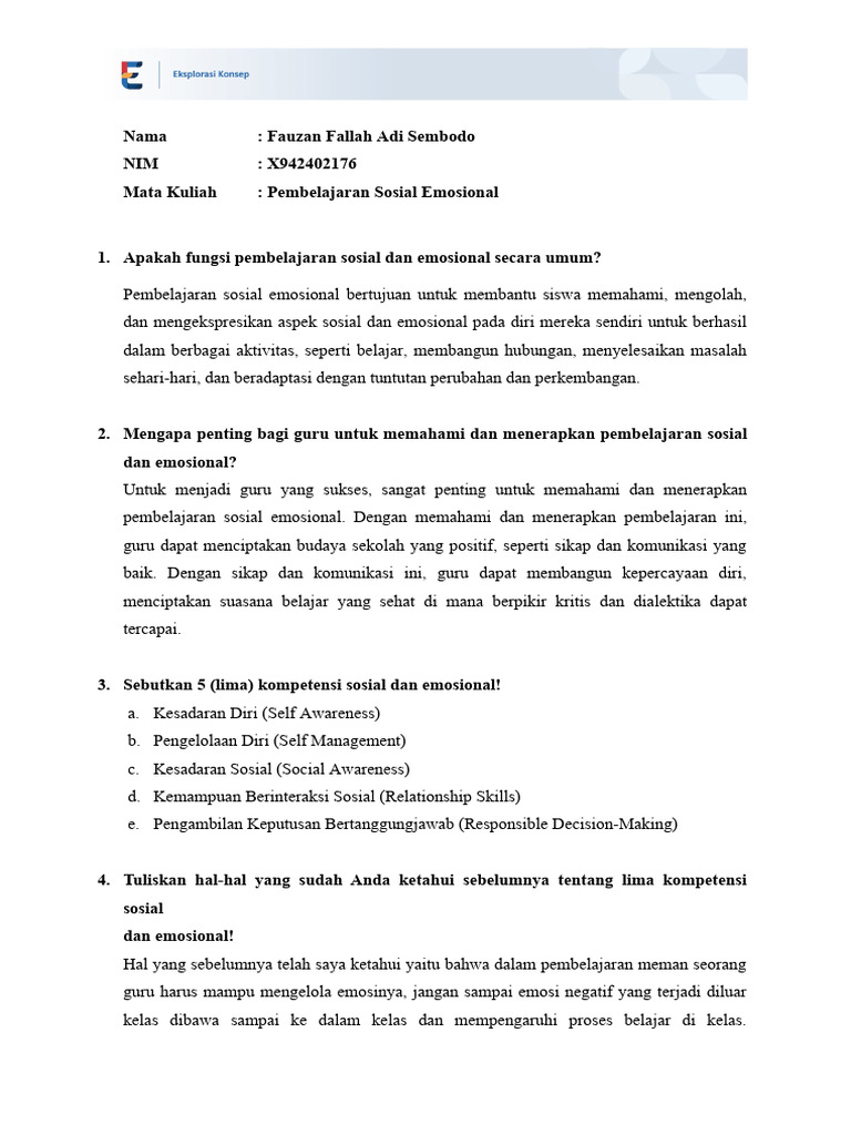 Topik 1 Eksplorasi Konsep Fauzan Fallah Adi Sembodo | PDF