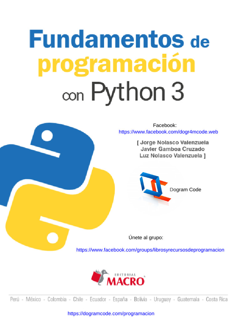 Programacion Con Python3 | PDF