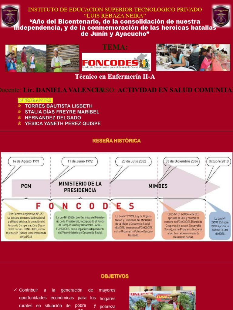 FONCODES | PDF | Pobreza | Pobreza e indigencia