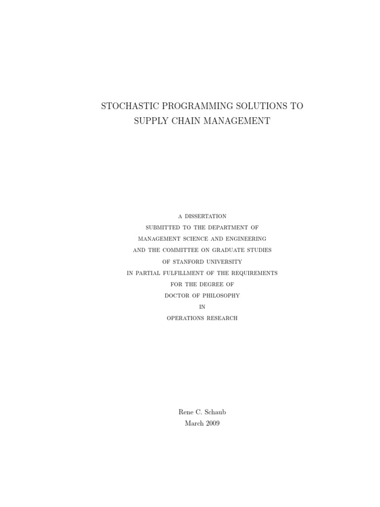 Rene Schaub Thesis | PDF | Normal Distribution | Lean Manufacturing