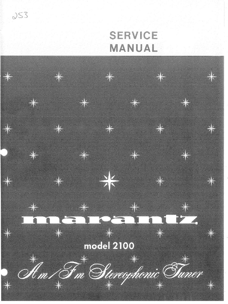 Marantz--model_2100--service--ID4205 | PDF