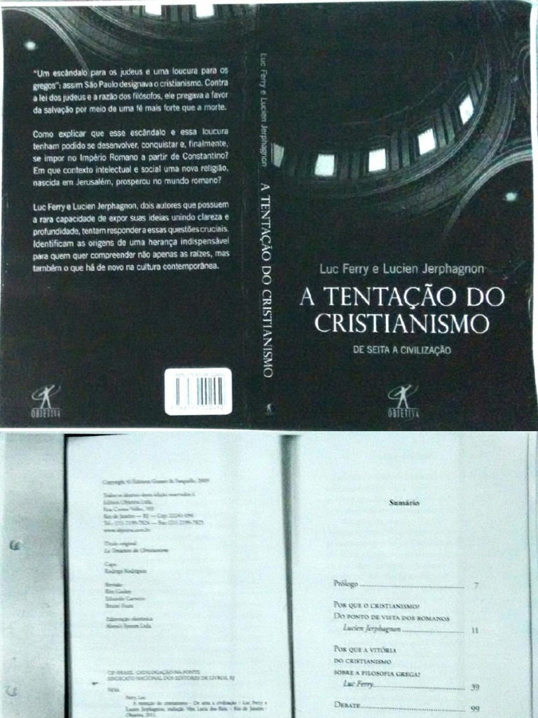 A Tentacao Do Cristianismo Ferry Luc Jerphagnon Lucien PDF Free | PDF