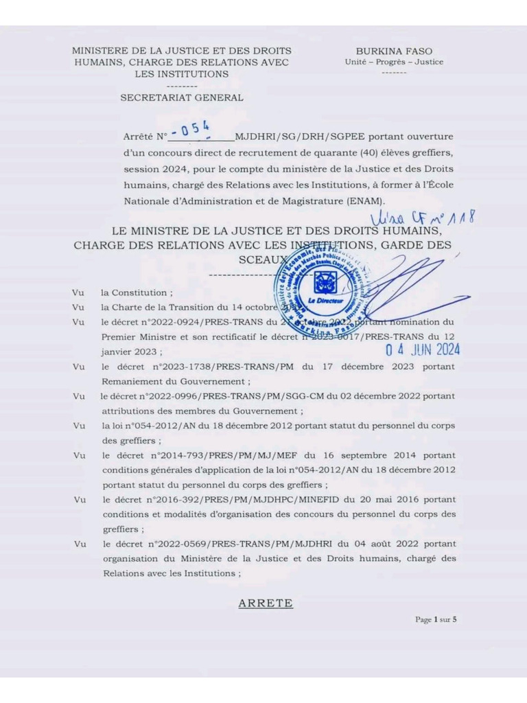 Greffiers | PDF