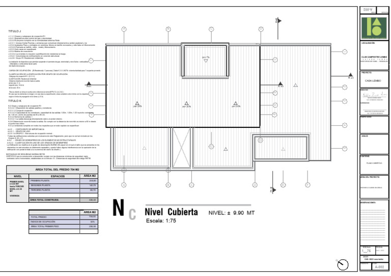 Proyecto Casa Lembo: Normas y Diseño | PDF