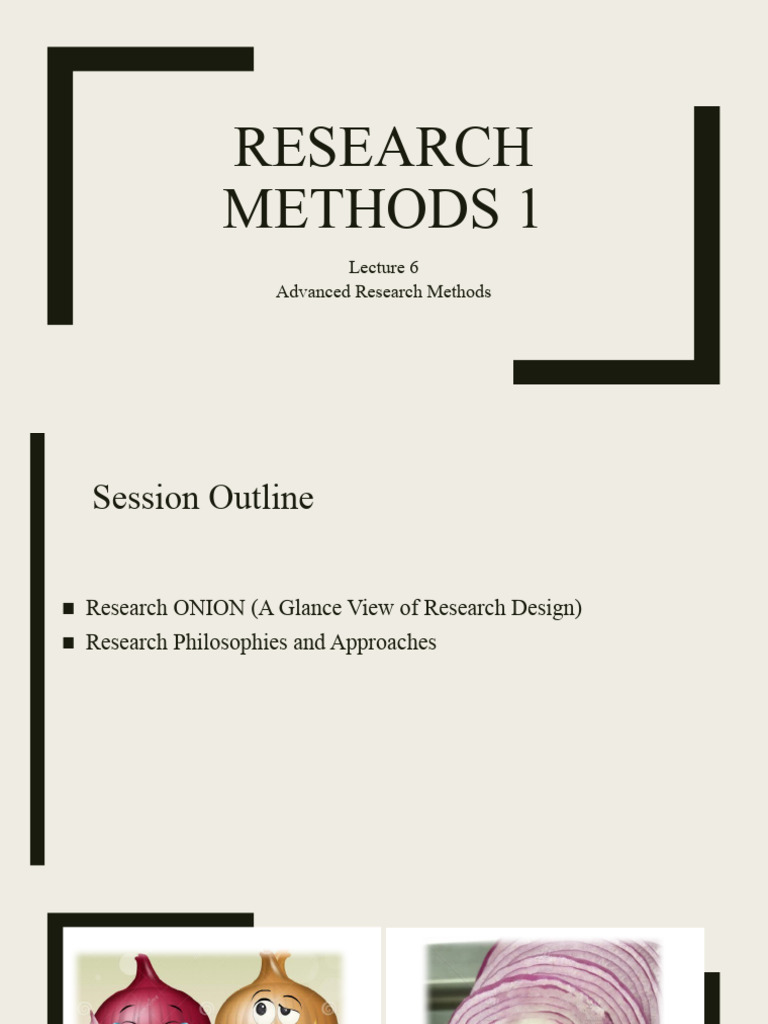 Lecture 6 - Research Methodology | PDF