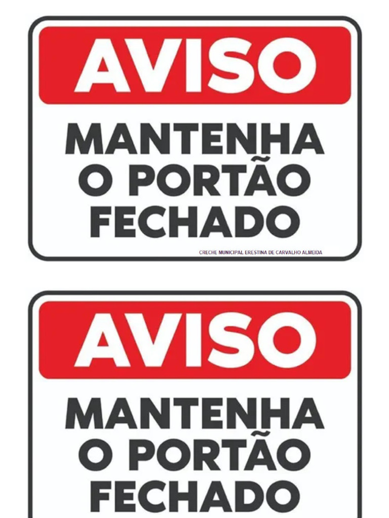 Portão Fechado | PDF