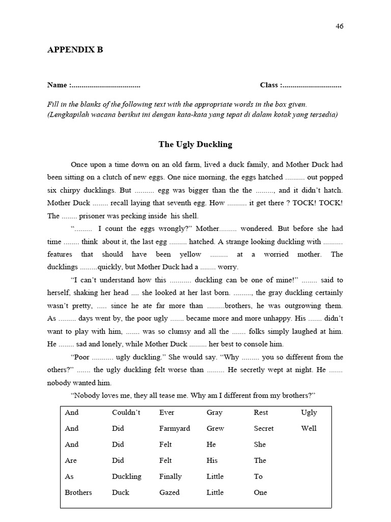 appendix b | Download Free PDF | Duck
