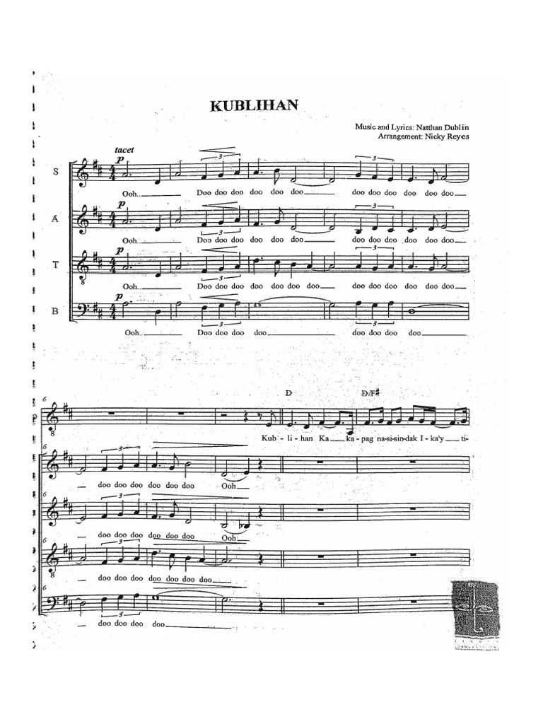 Kublihan Hangad SATB | PDF