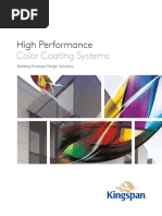 Kingspan Colours and Coatings Brochure en GB Ie | PDF | Metals | Coating