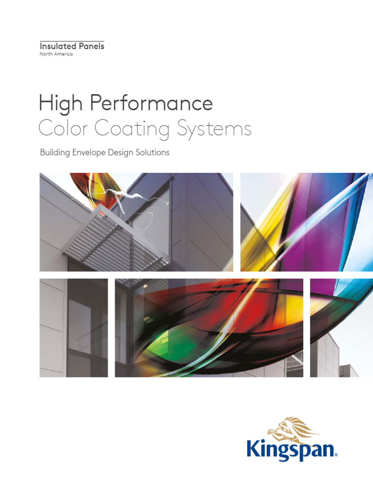 Kingspan Insulated Panels Color Chart en Us Ca | PDF | Coating ...