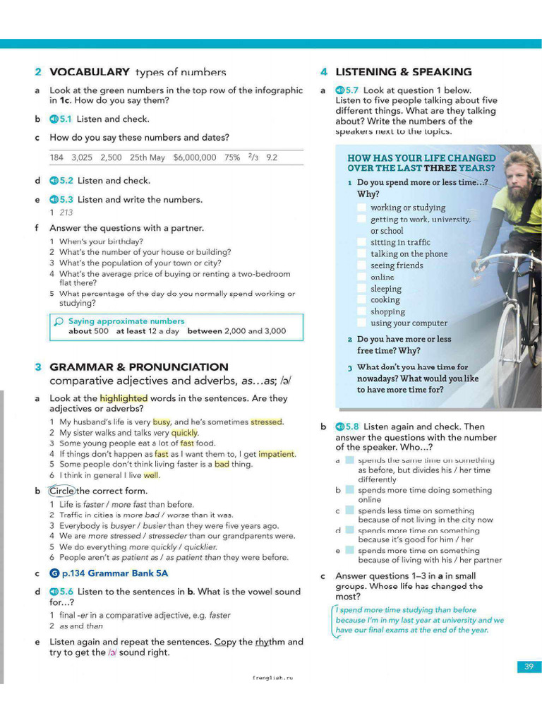 English File 4th Edition Pre Intermediate 40 45pag | PDF