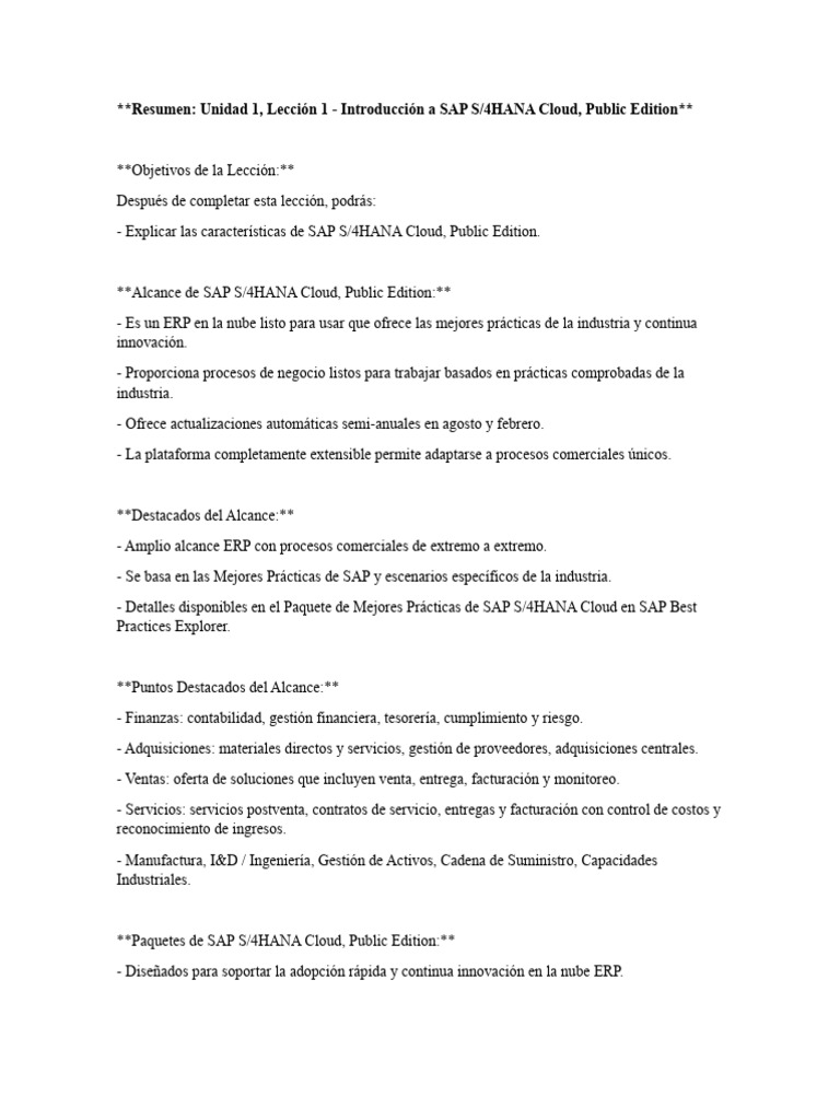 Resumen | PDF | Computación en la nube | Planificación de recursos ...