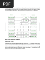 Encapsulation and Decapsulation OSI Model | PDF
