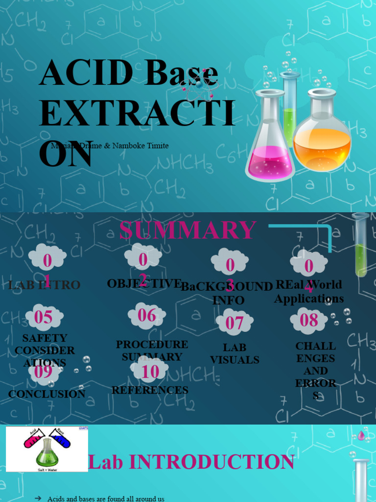 Chem 121 - Presentation - Acid-Base | PDF | Acid | Analytical Chemistry