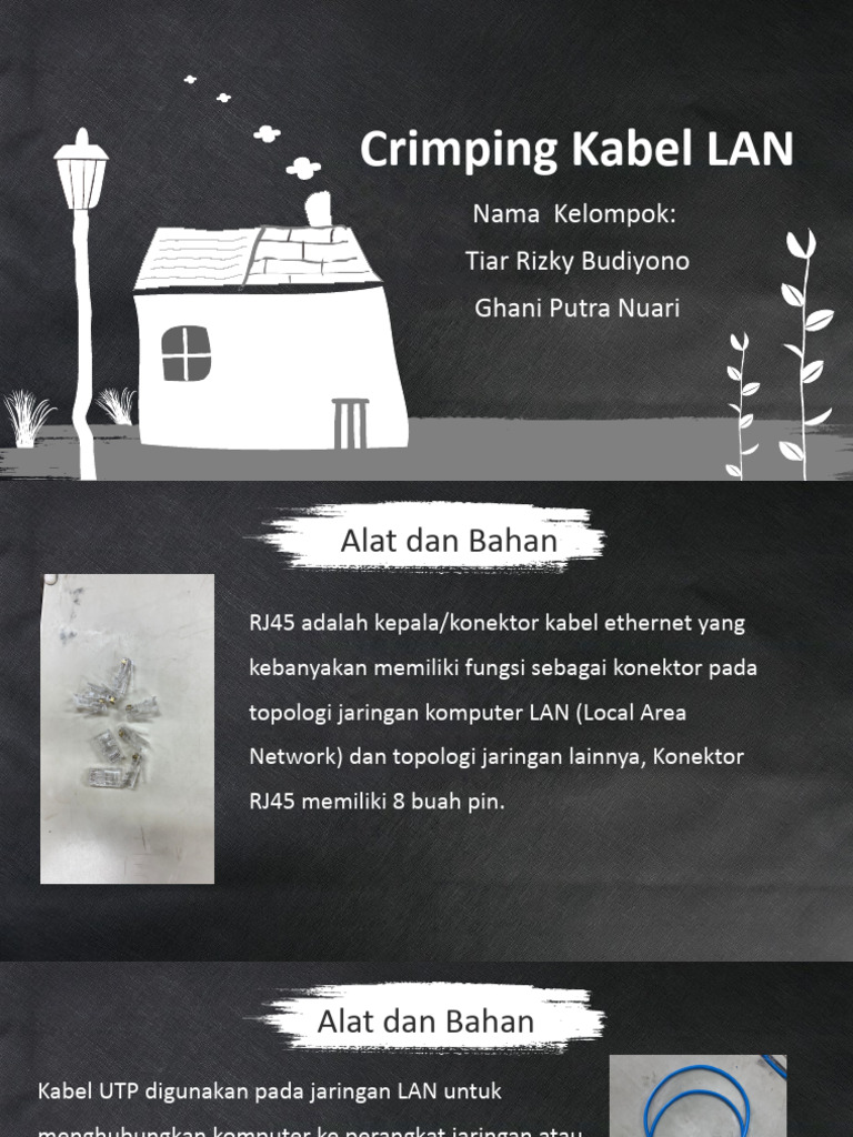 Tiar&Ghani - EC 2B - PPT Crimping Kabel LAN | PDF
