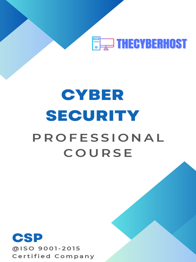 CSP v3 (cyber security syllabus) | PDF | Security | Computer Security CSP v3 (cyber security syllabus) | PDF | Security | Computer Security