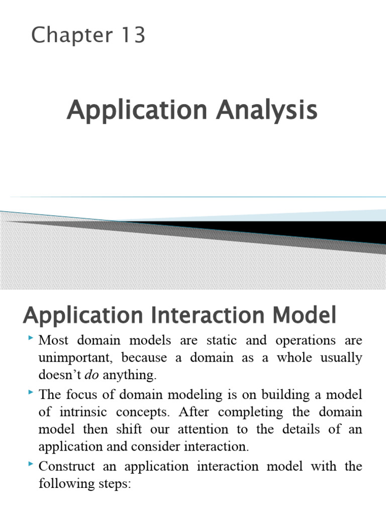 Application Interaction Modeling Guide | PDF | Use Case | Class ...