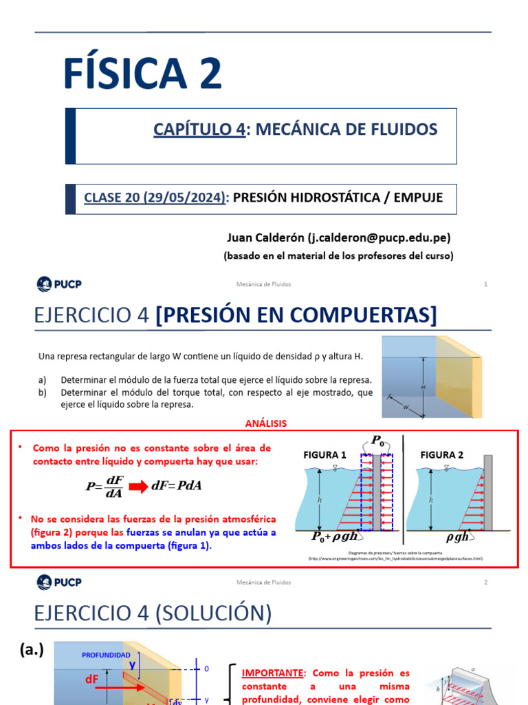 Diapositivas - Clase 20 (Mecánica de Fluidos) | PDF | Mecánica de fluidos | Gases