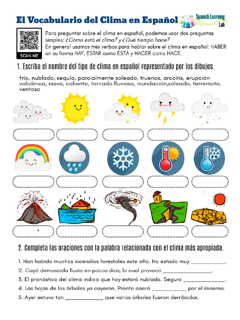 The Weather in Spanish | PDF