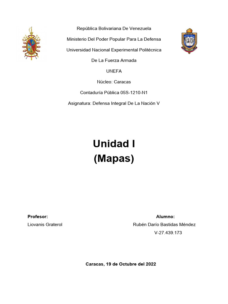 Defensa Integral V | PDF | Mapa | Dibujo