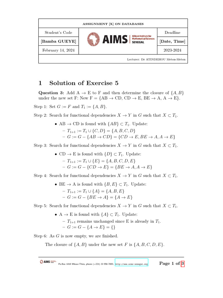 Database Assignment 2 Pdf Algorithms And Data Structures Computing