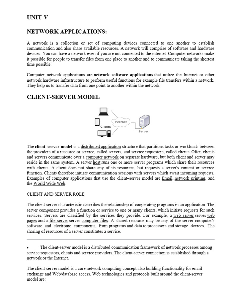 UNIT-5-DCCN | PDF | World Wide Web | Internet & Web UNIT-5-DCCN | PDF | World Wide Web | Internet & Web