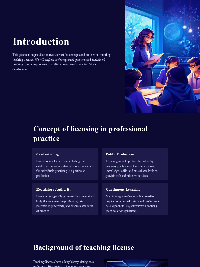 Introduction | PDF | Teachers | Profession