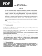 UGC NET Paper 1 Syllabus | PDF | Educational Technology | Learning