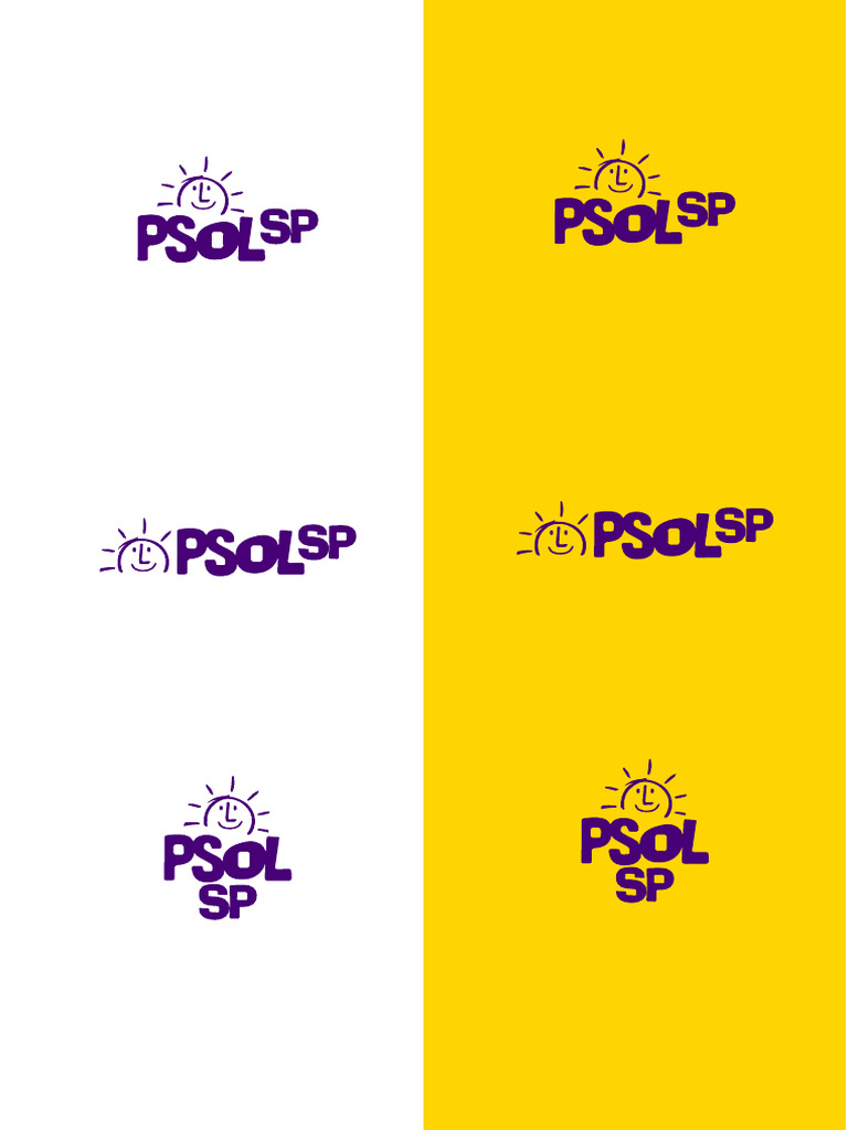 Logo PSOL-SP Variacoes | PDF