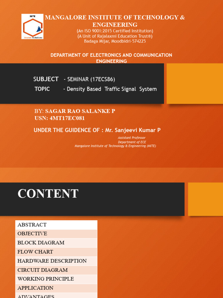 4mt17ec081 Sagar Rao Salanke P | PDF | Traffic | Transistor