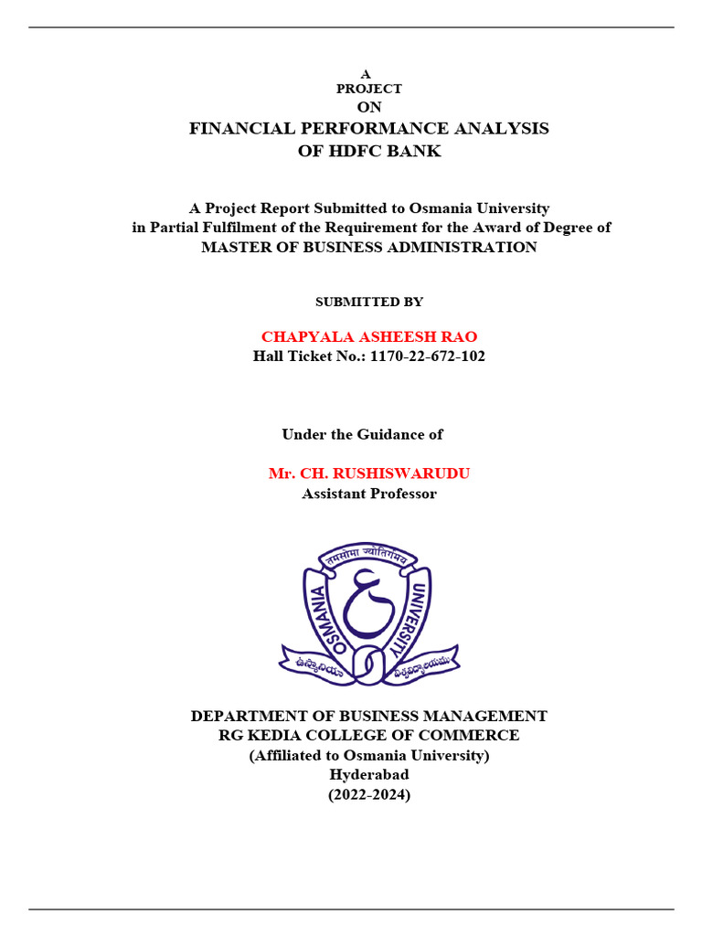 Asheesh Rao Project Update 13 | PDF | Reserve Bank Of India | Banks