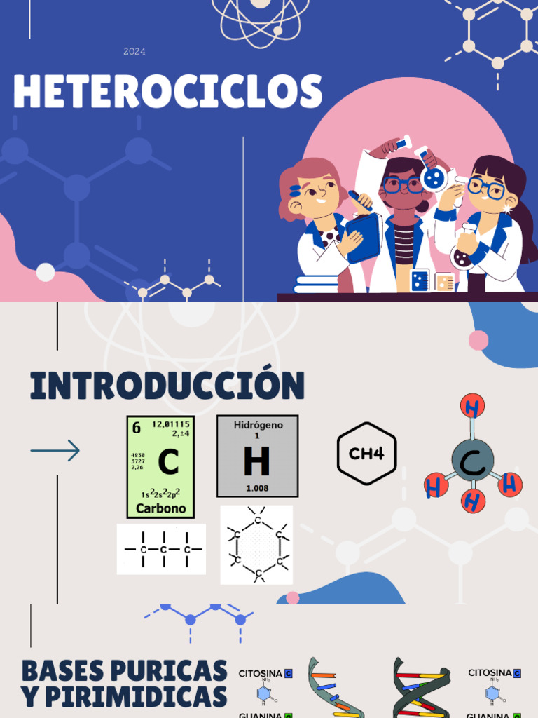 Heterociclos | PDF | Glóbulo rojo | Bioquímica