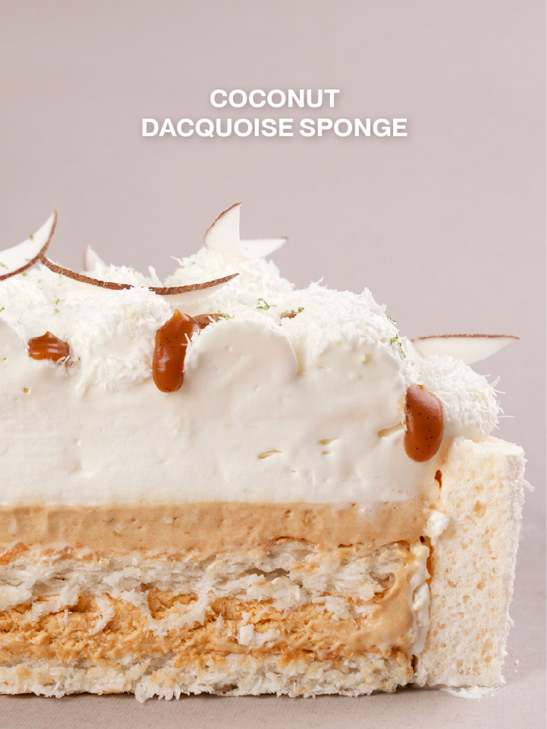 Coconut Dacquoise Sponge | PDF
