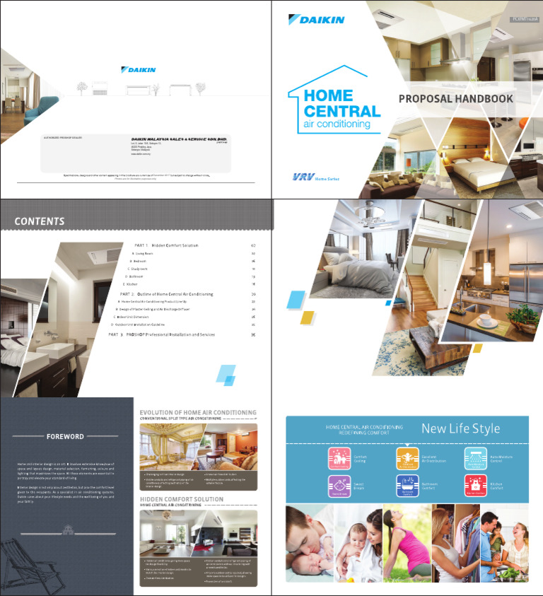 VRV Home Central Air Conditioning Proposal Handbook - PCXFMT1620A | PDF ...