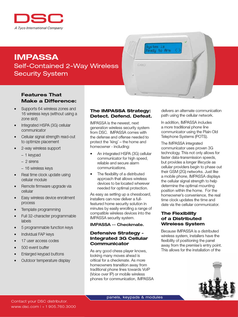 3G IMPASSA EMEA English | PDF | Security Alarm | Telephone