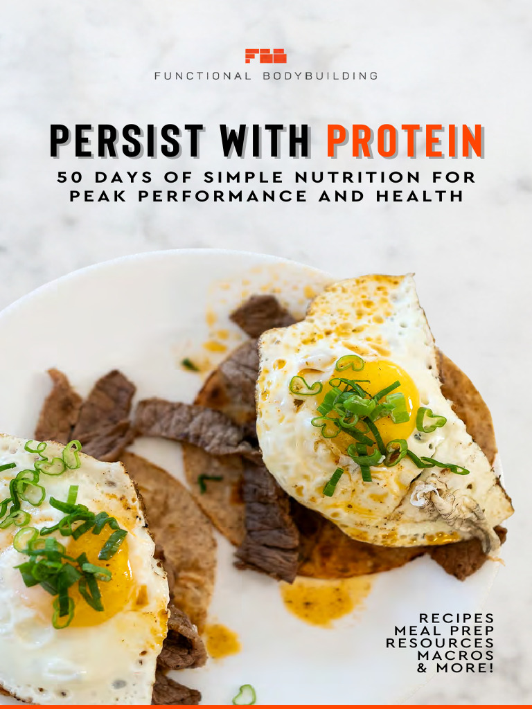 Persist With Protein | PDF | Food Energy | Weight Loss