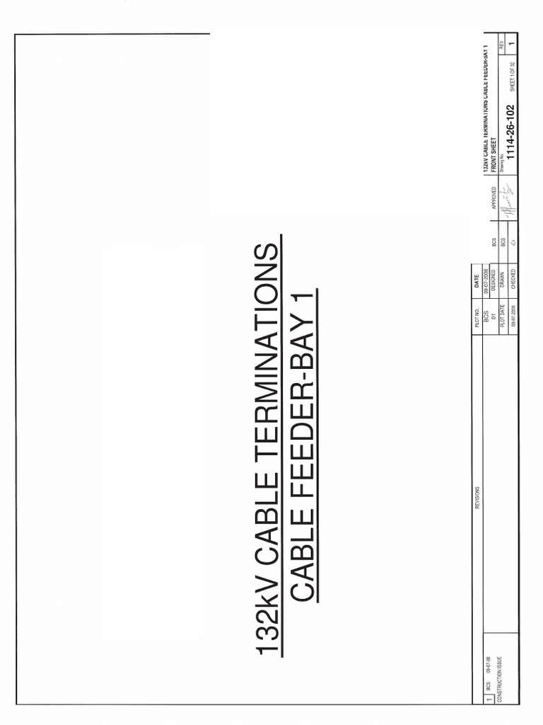 132kV Cable Terminations Guide | PDF | Transformer | Mains Electricity