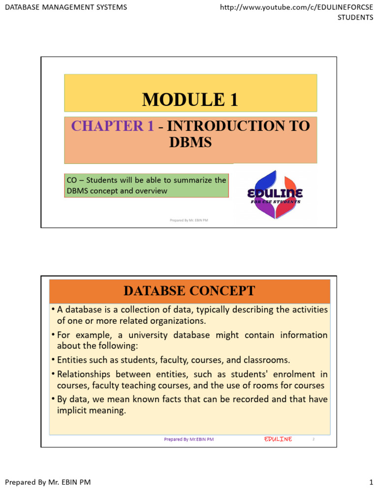 Mm 1 Pdf Databases Conceptual Model