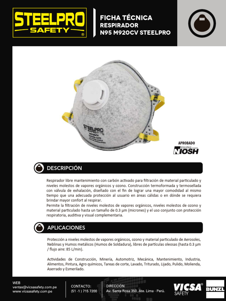 ficha-tecnica-steel-pro-safety | PDF | Materiales
