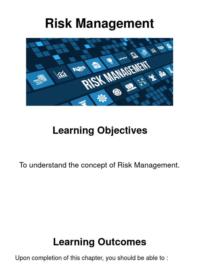 Chapter 2 - Risk Management | PDF | Risk | Risk Management Chapter 2 - Risk Management | PDF | Risk | Risk Management