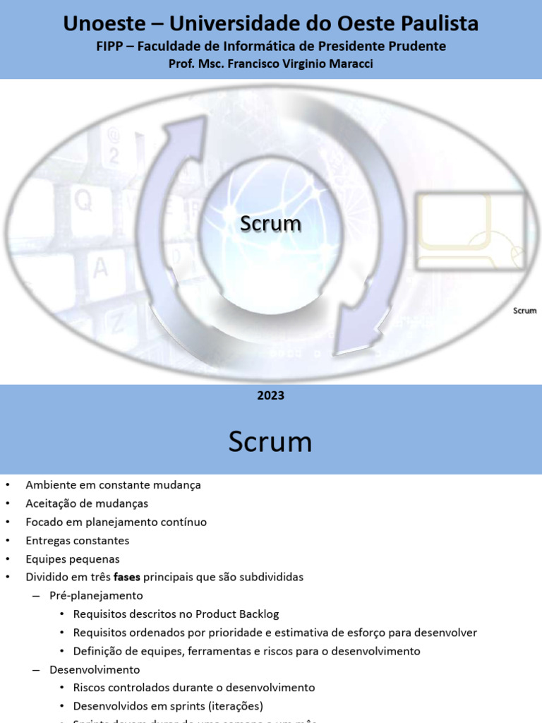 Scrum | PDF | Engenharia de Software | Engenharia da Computação