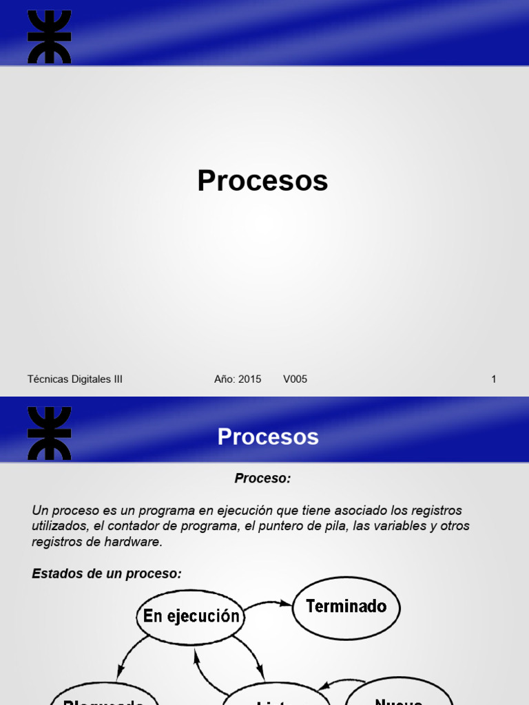 Presentacion Sobre Procesos en Linux | PDF | Proceso (Computación) | Programa de computadora