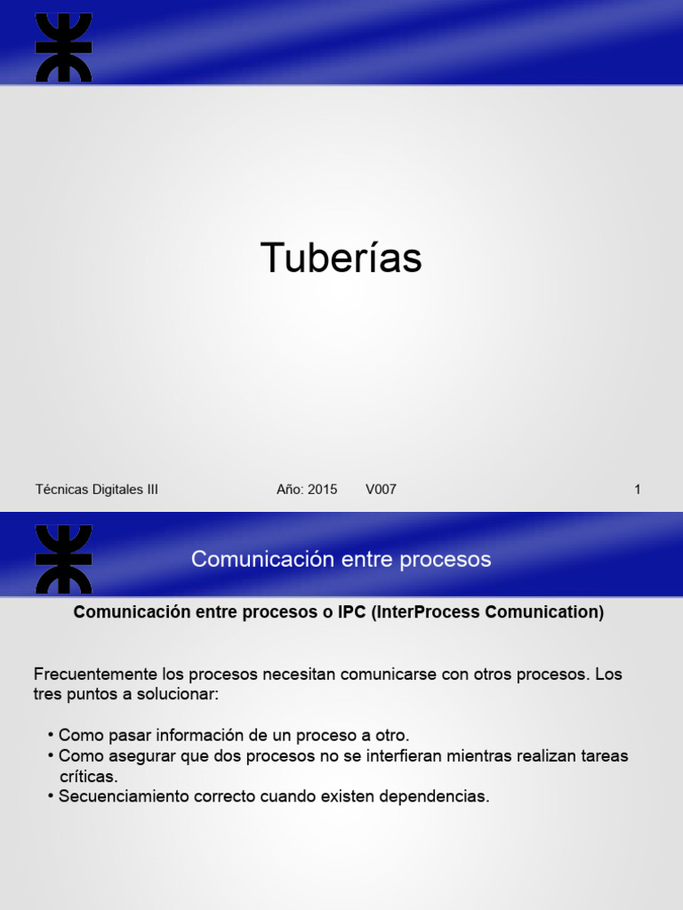 PIPE en Linux | PDF | Software del sistema | Software