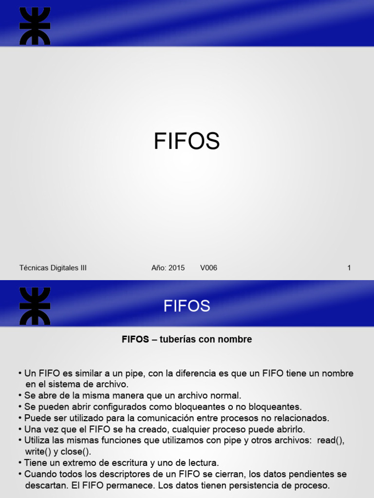 FIFO en Linux | Descargar gratis PDF | Tecnología de sistema operativo ...